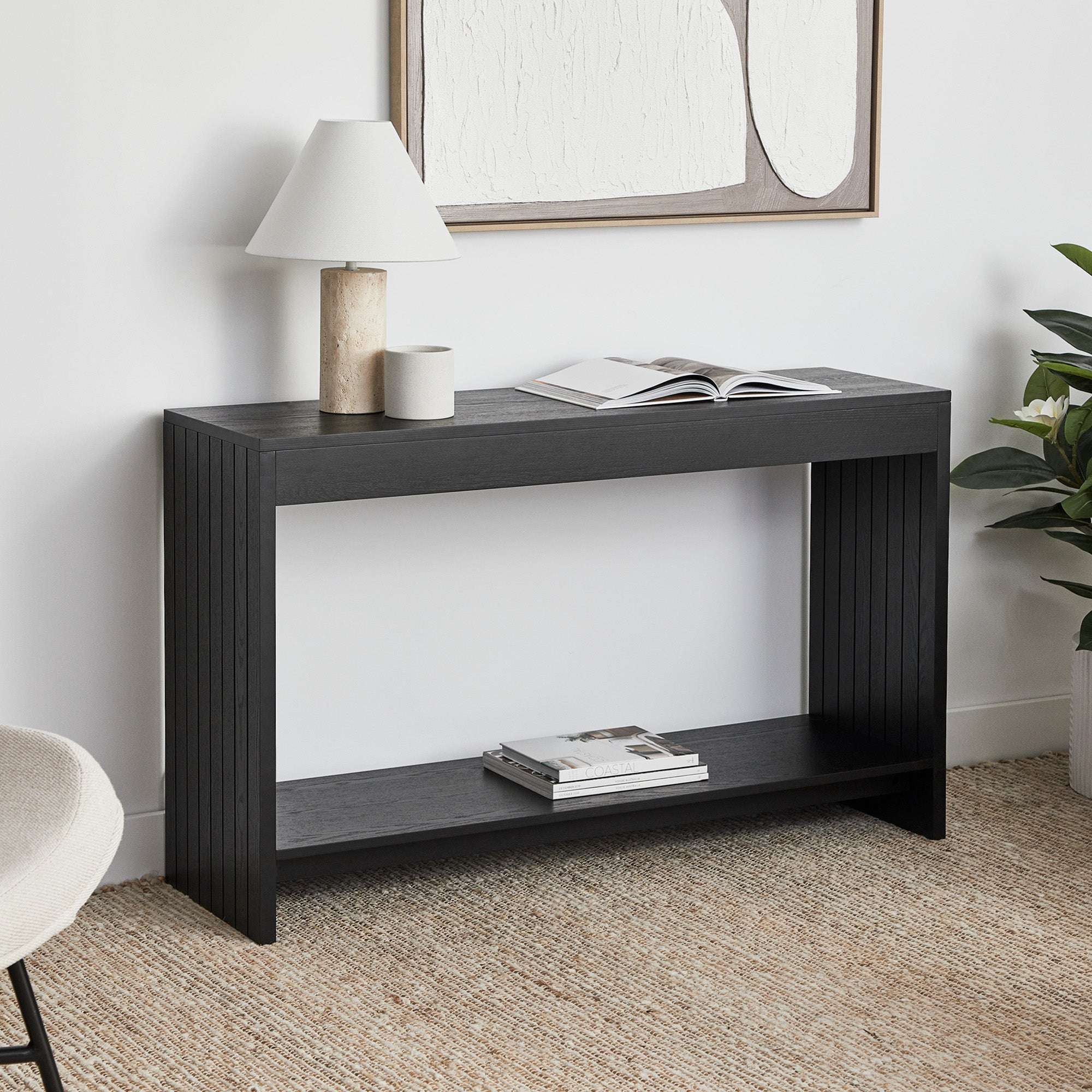 Harper Console Table Black (120cm)