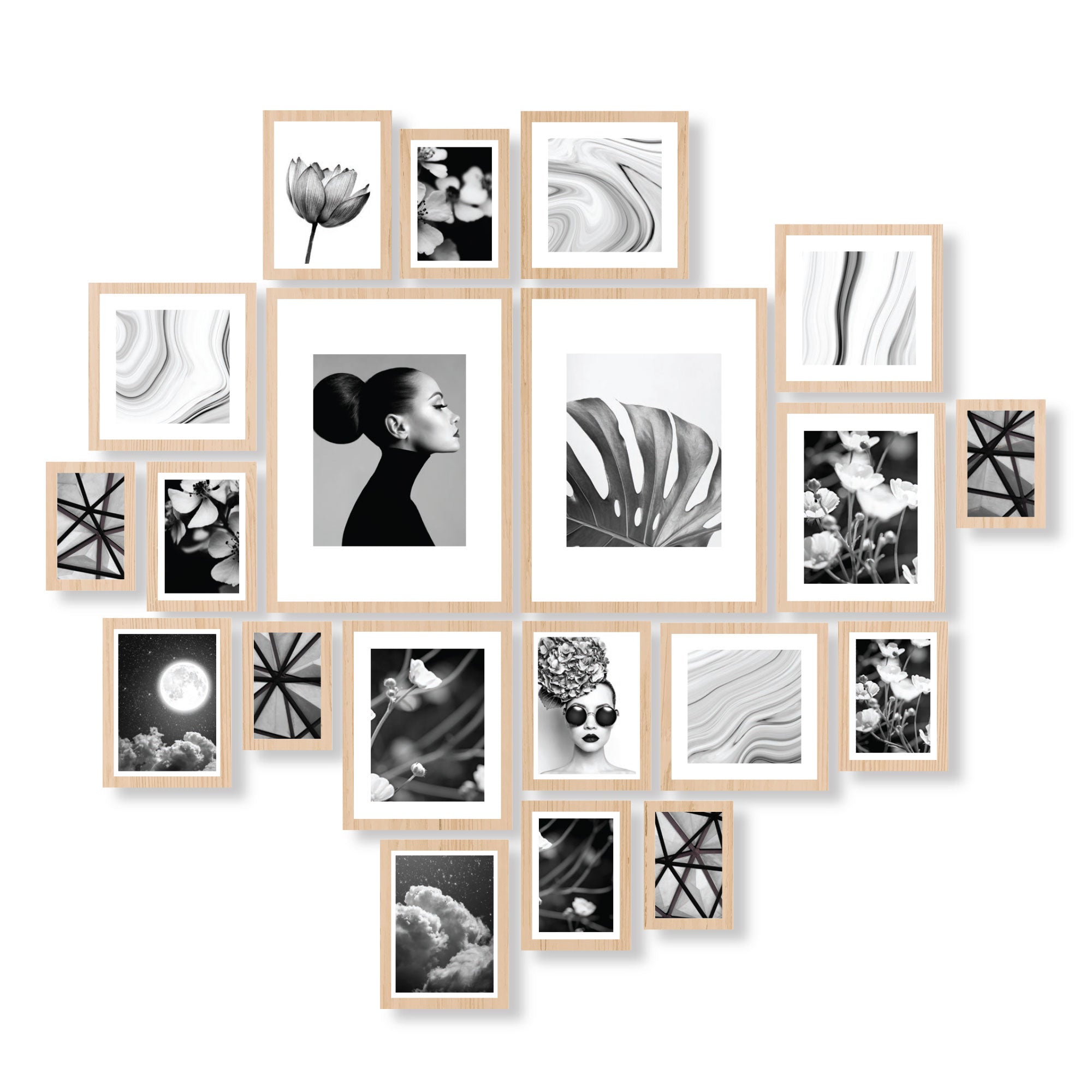 Gallery Wall Photo Frame Packs for Coordinated Walls