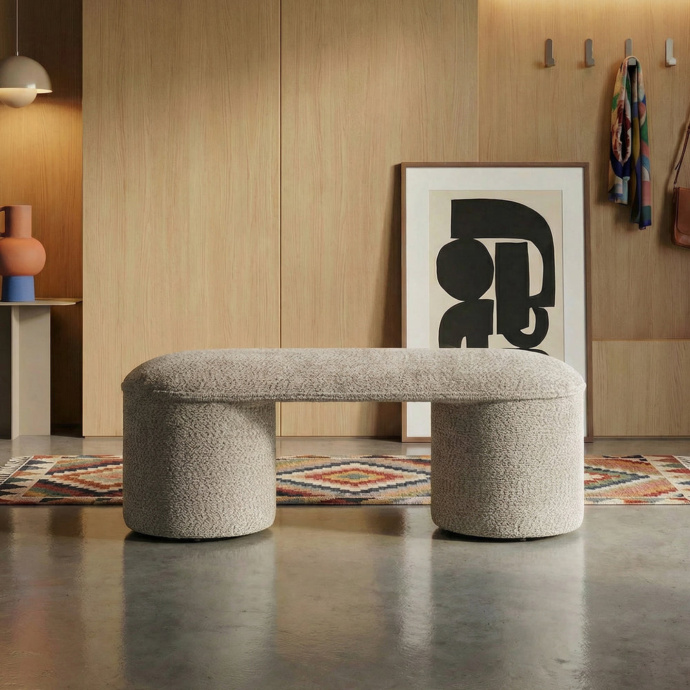 Sarah Ottoman Bench Chocolate
