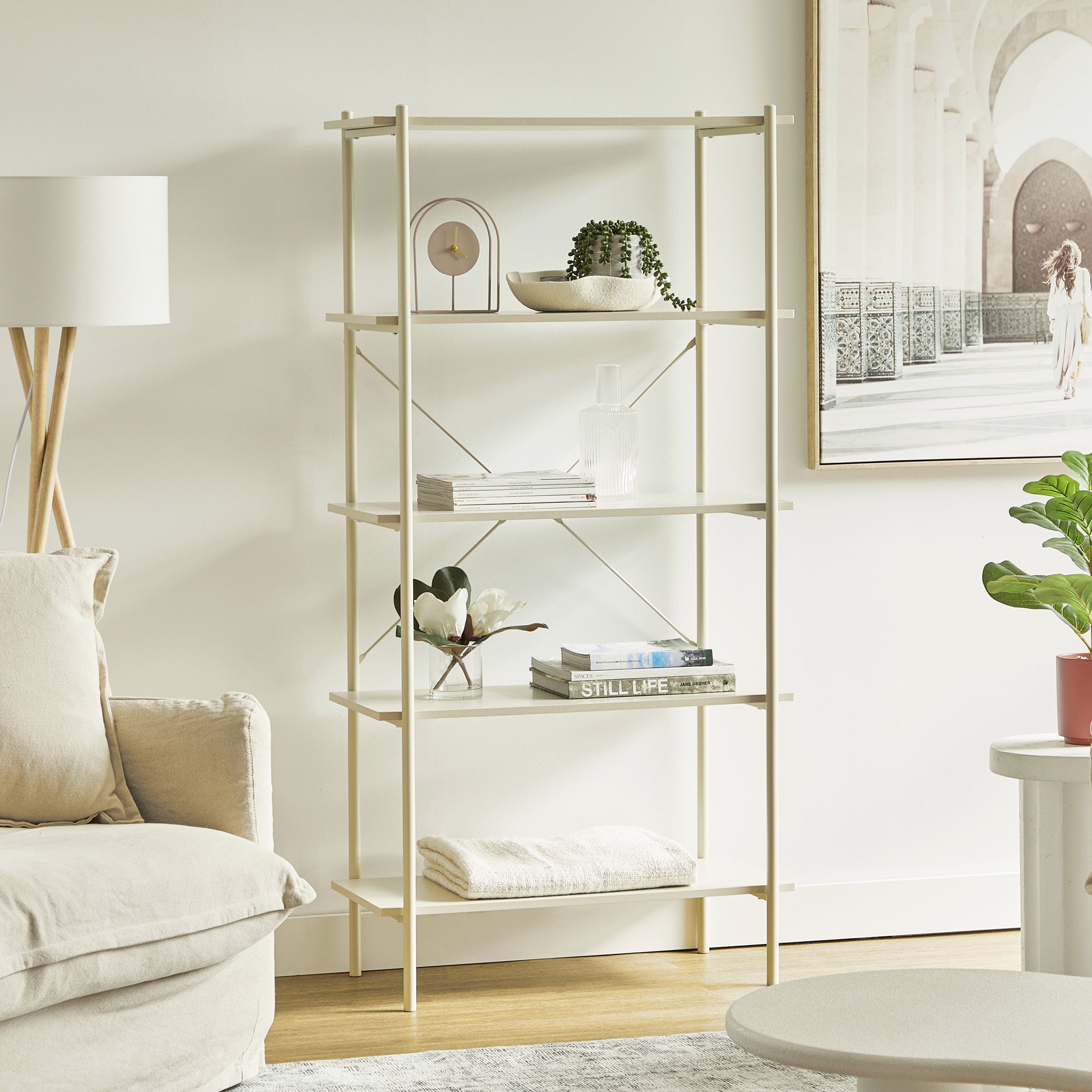 Decorative Metal Shelving Units Shelving Unit PADUA Metal 61 Cm 32 Cm