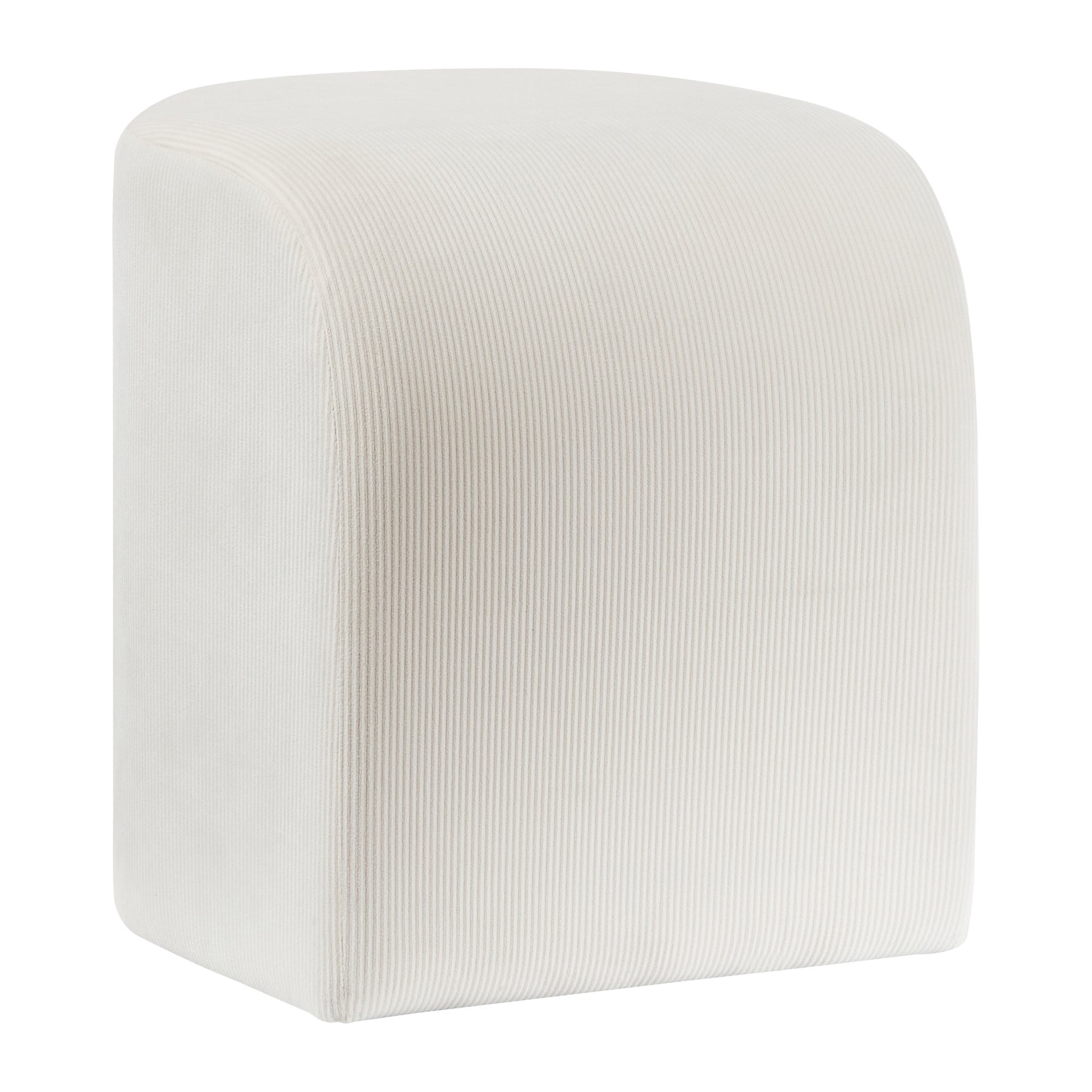 Wave Ottoman Cream