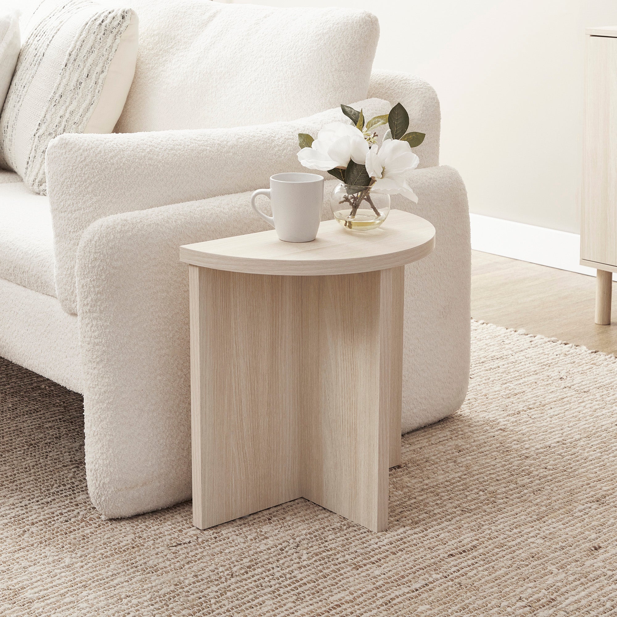 Norquay Side Table Light Oak