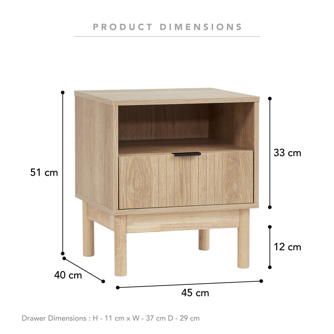 Apia Bedside Table Natural (Set of 2)