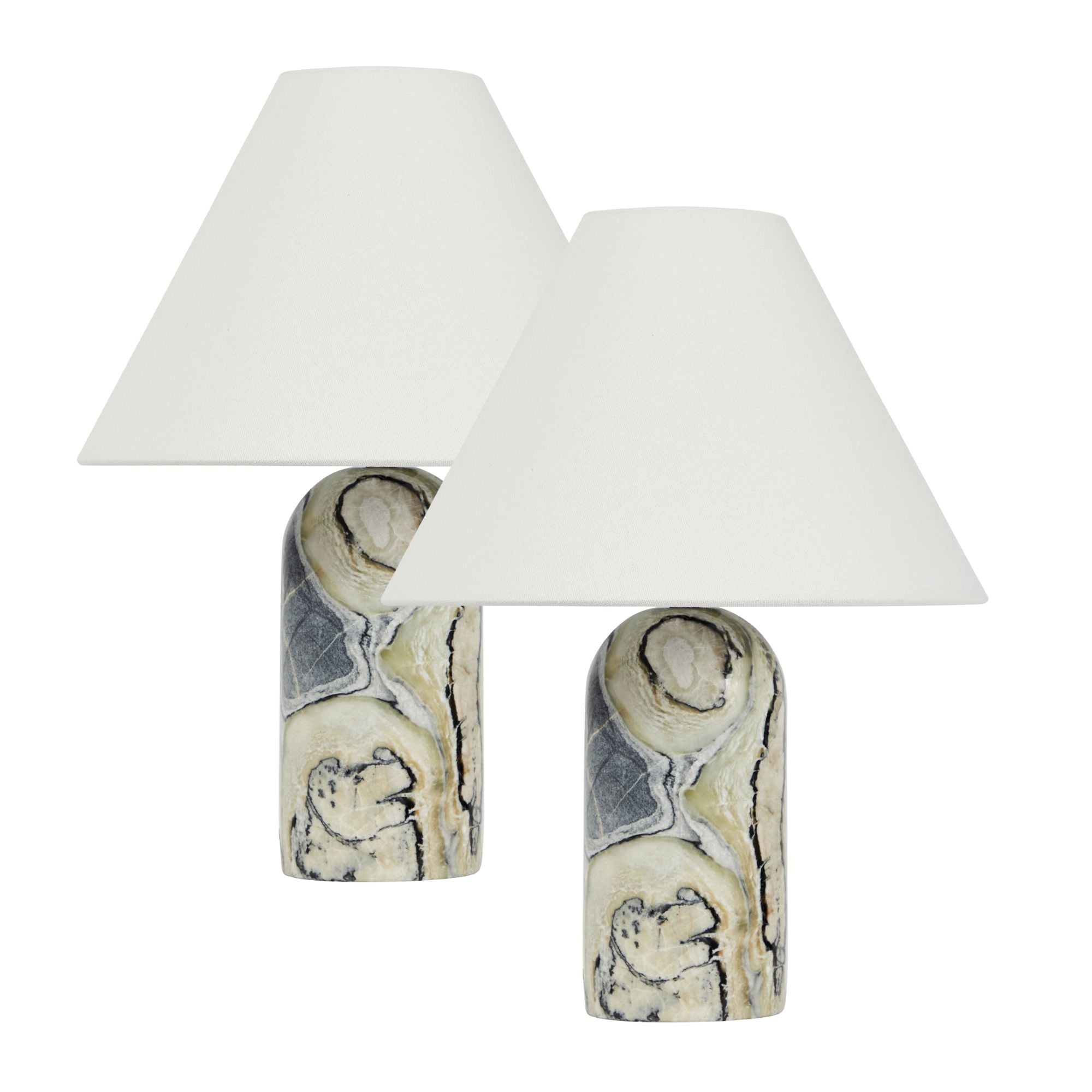 Arabella Marble Table Lamp Jade (Set of 2)
