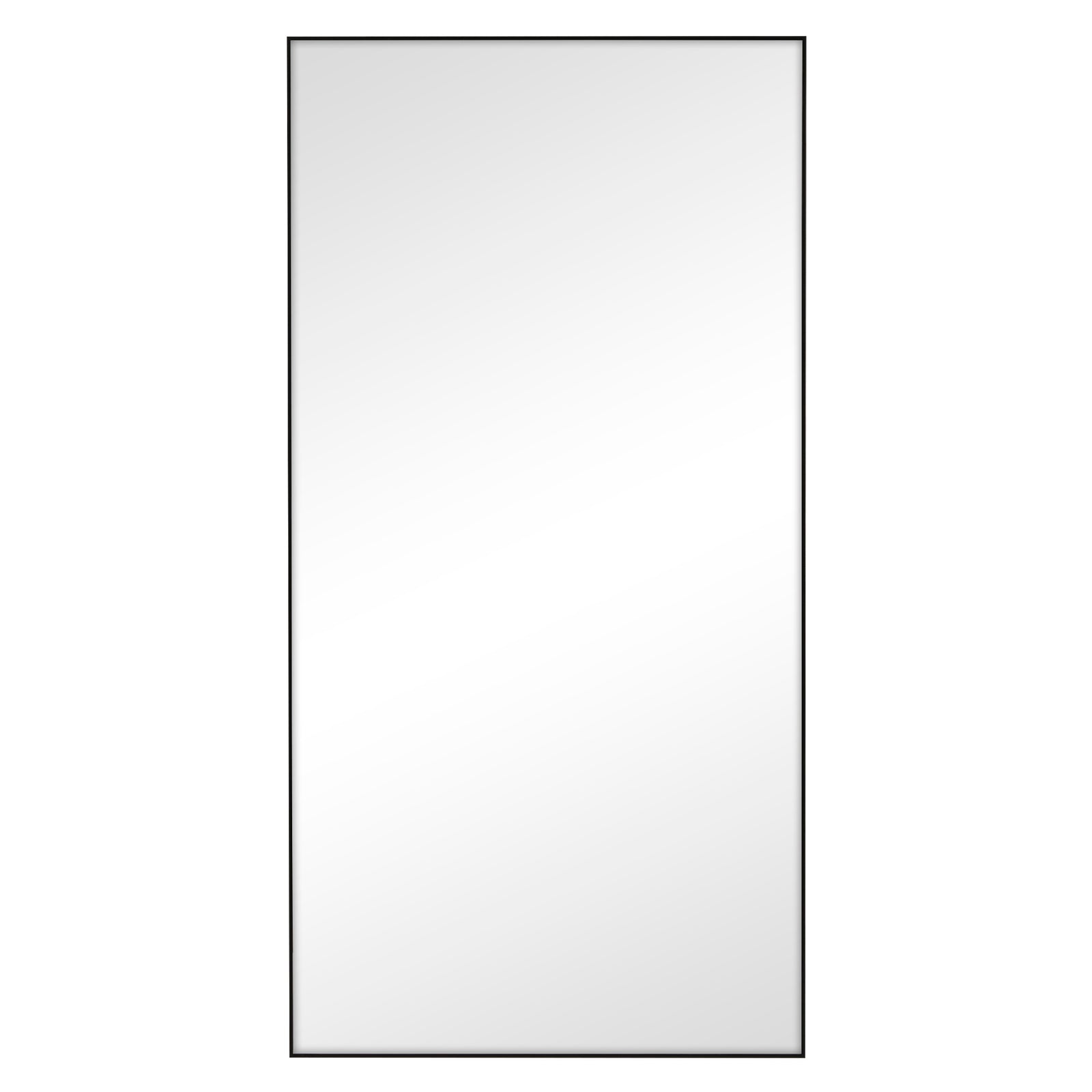 Elle XXL 200cm Rectangle Mirror Black