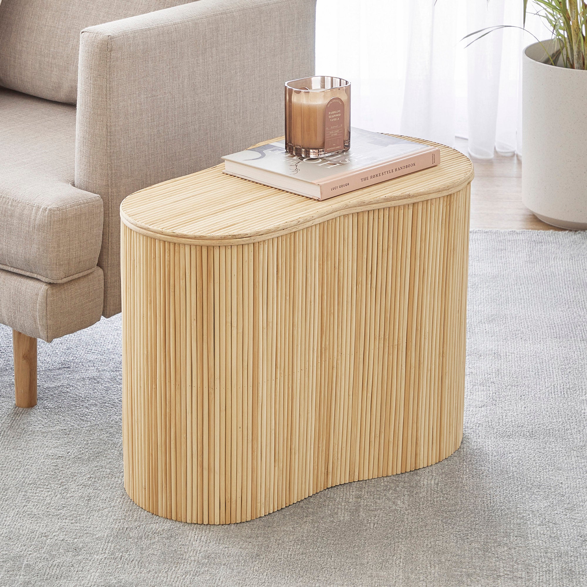 Buy Edo Wave 60cm Medium Storage Side Table | Cooper & Co