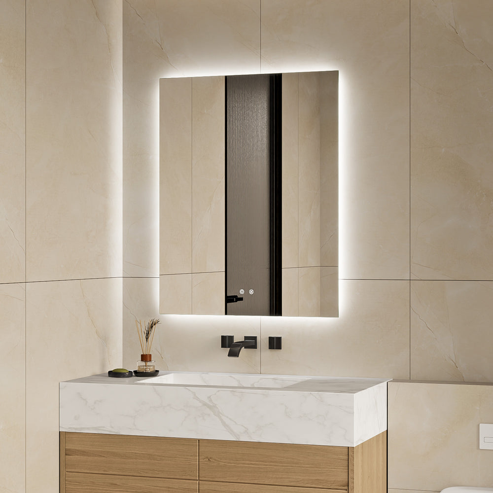 Aurora 90cm Rectangle Backlit Mirror