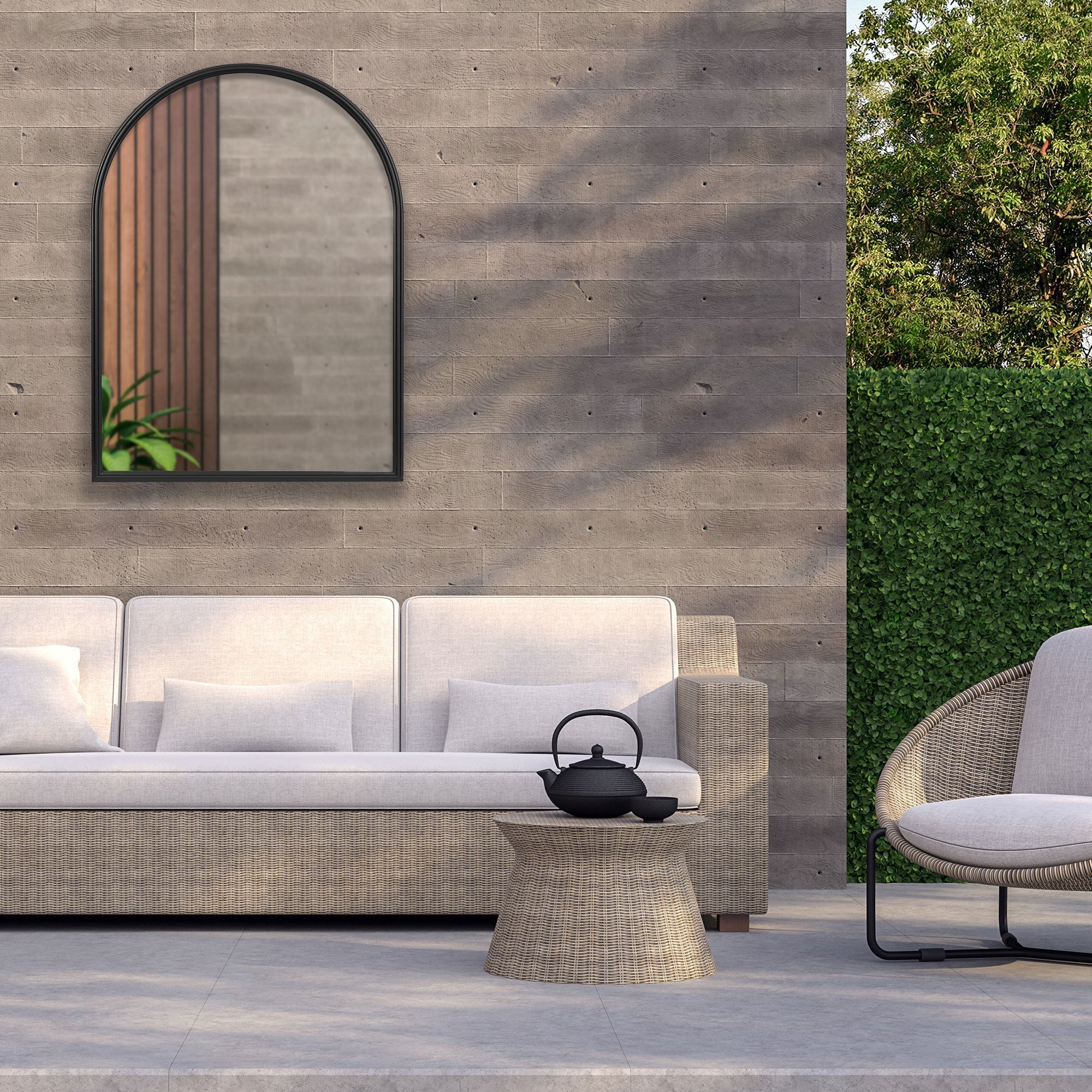 Arc Mirror - Enhance Your Space Indoors and Outdoors | Large Mirror