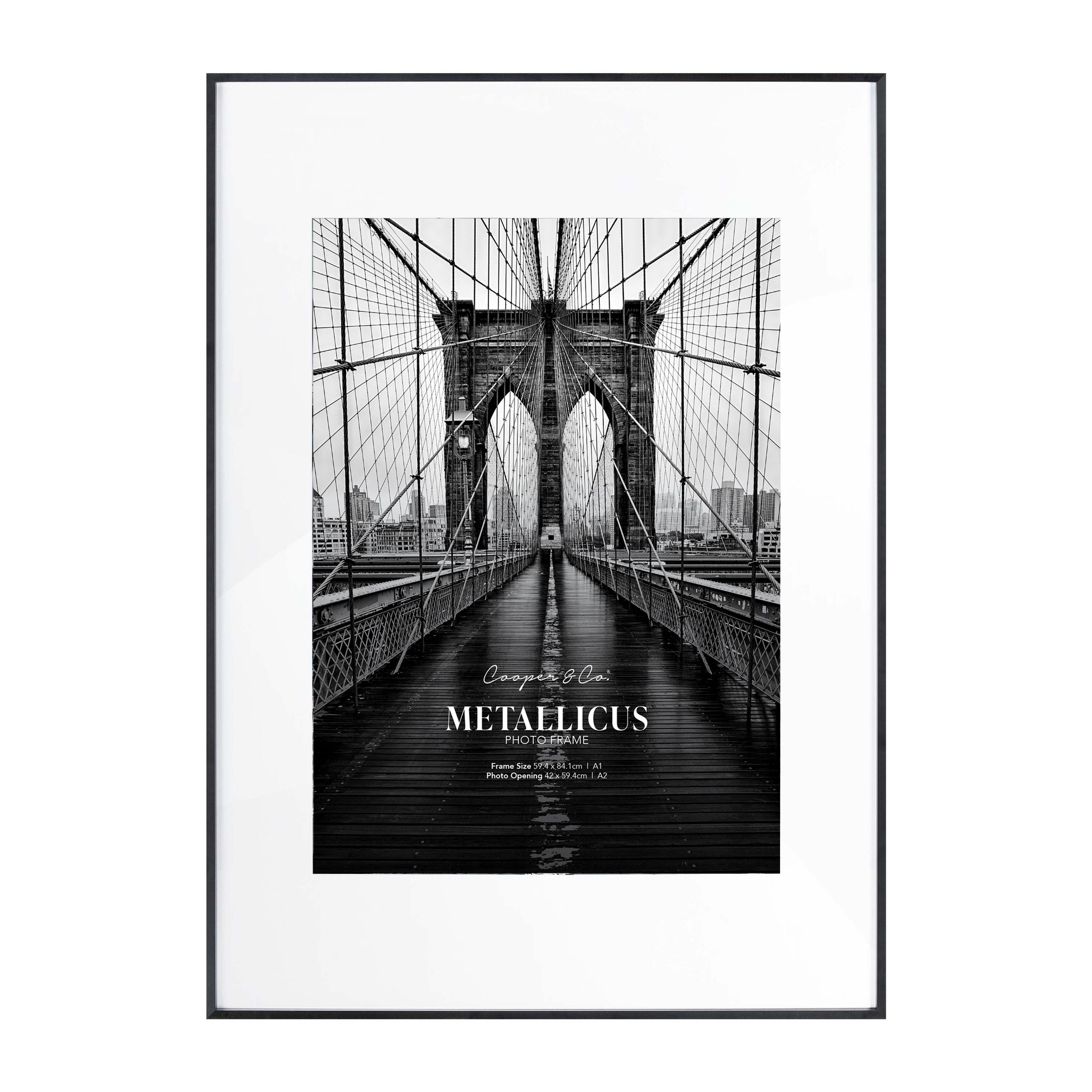 A1 Mat to A2 Premium Metal Photo Frame