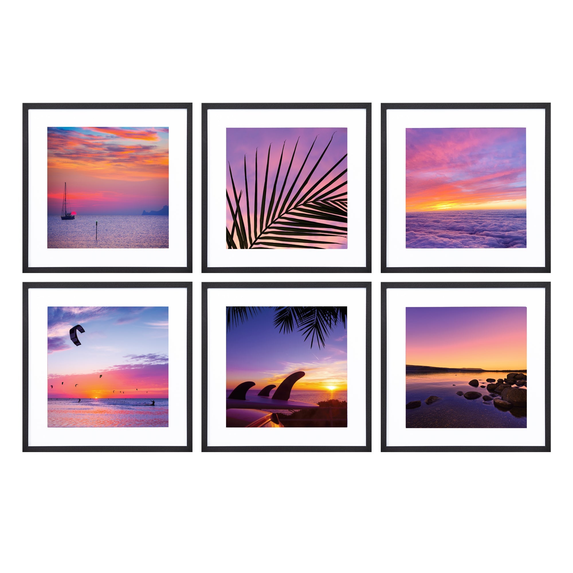 Instant Gallery Wall 6 Piece Frame Set