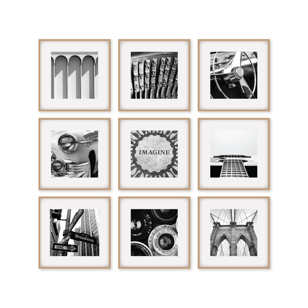 Pack Of 9 Square Frame