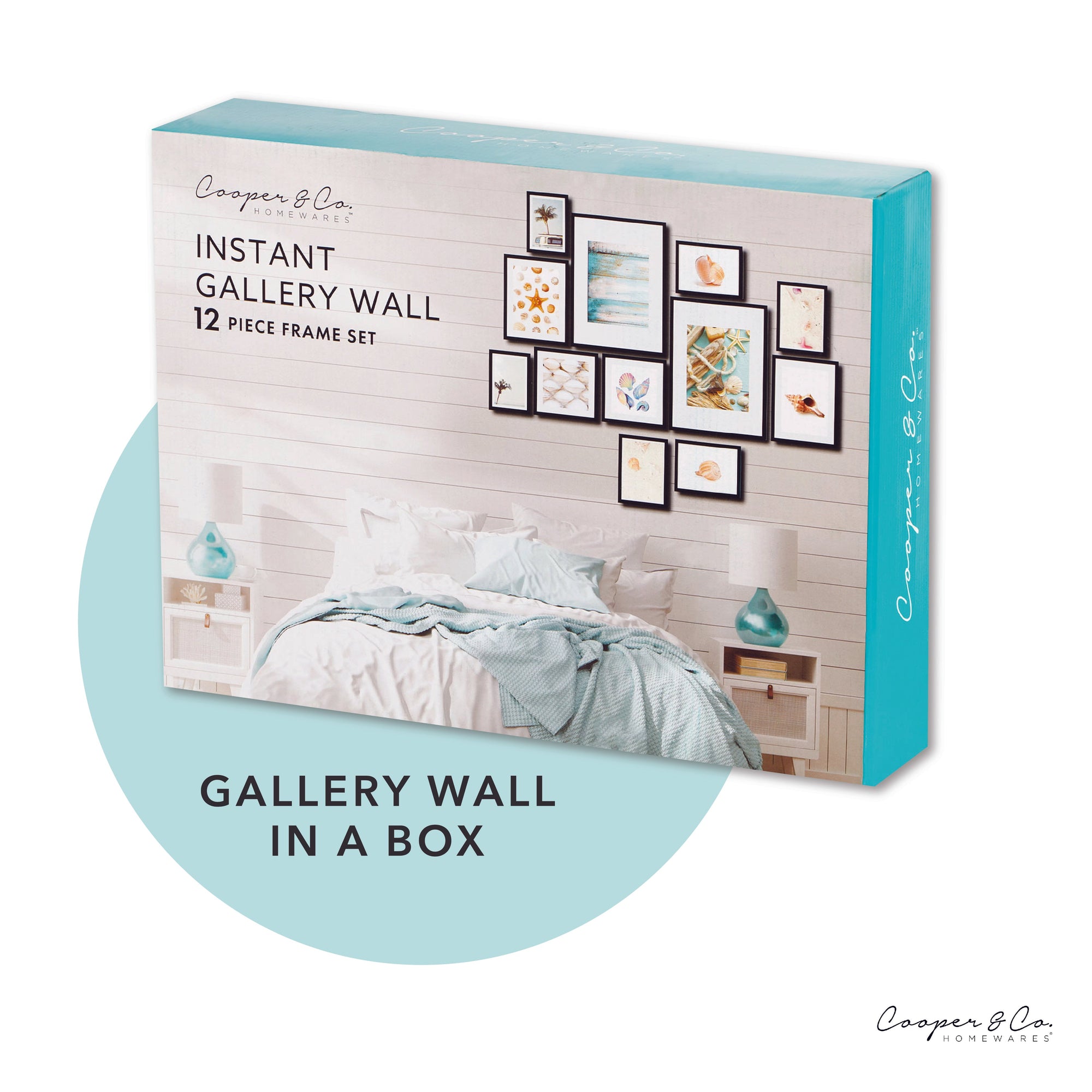 Instant Gallery Wall 12 Piece Frame Set