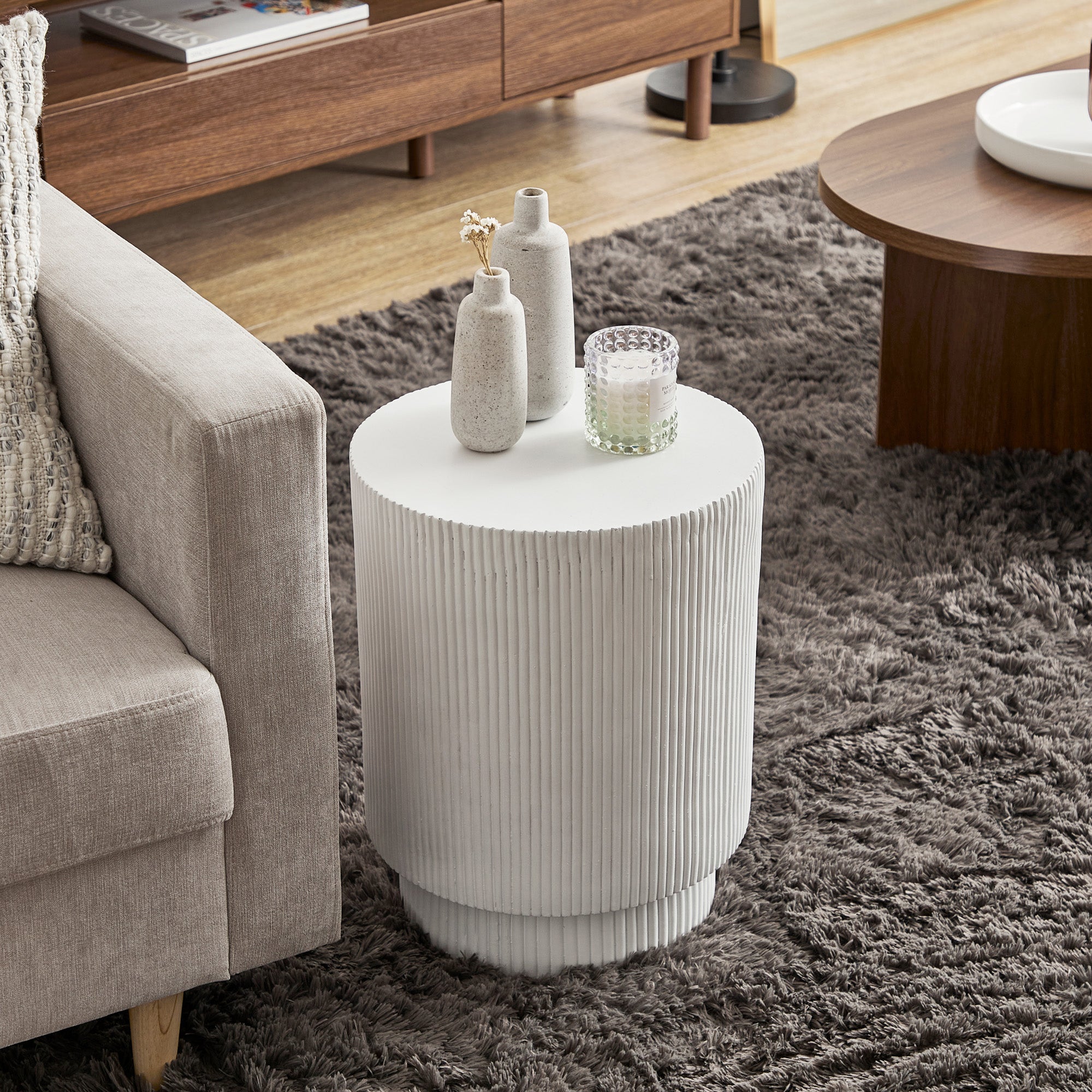 Marley MgO Side Table White
