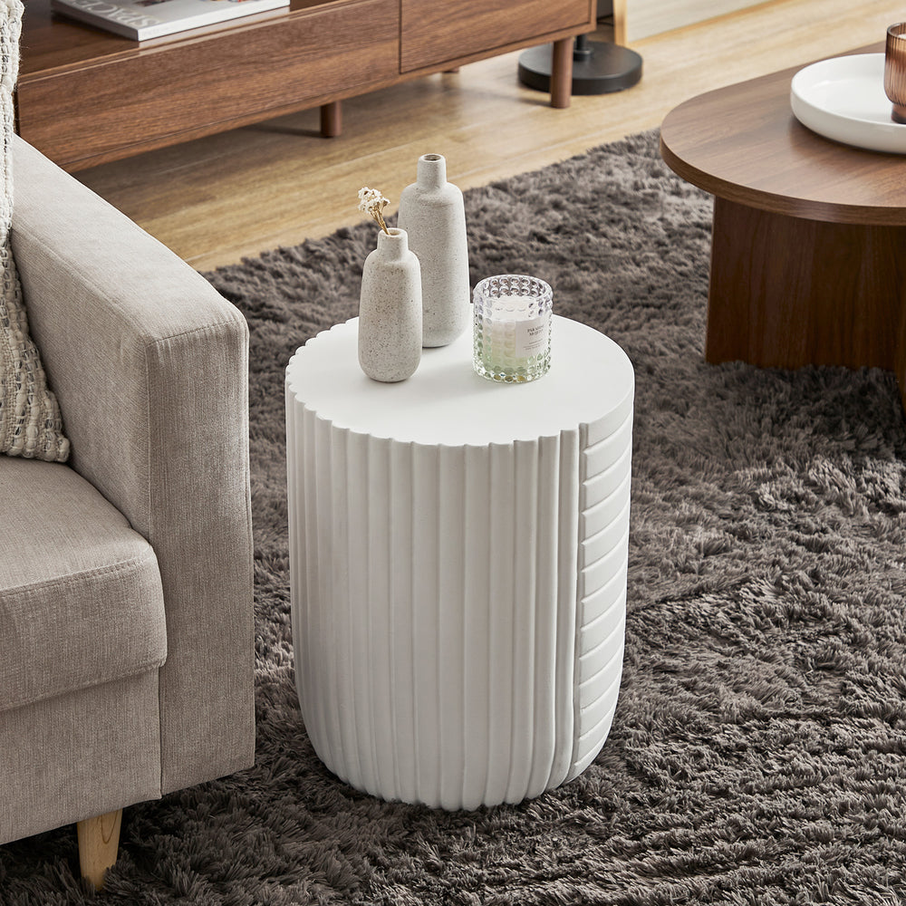 Taylor MgO Side Table White