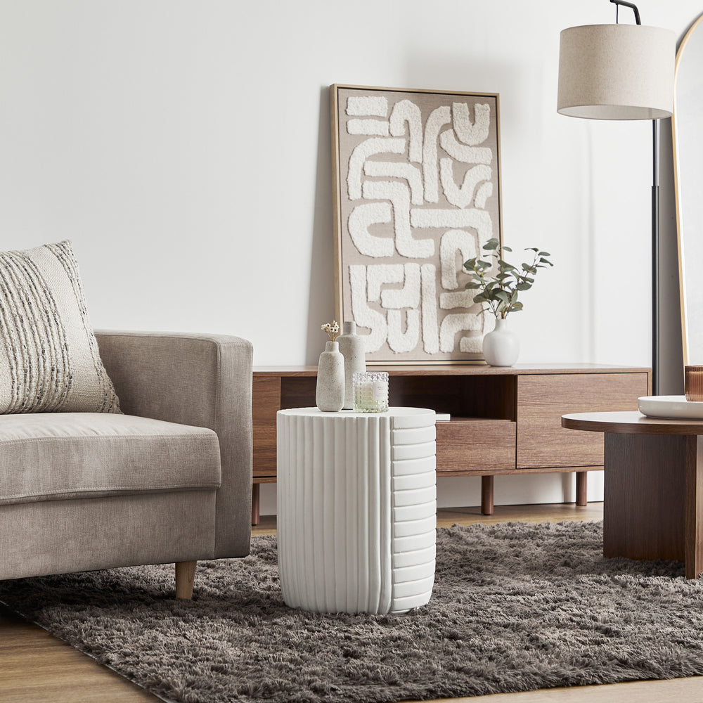 Taylor MgO Side Table White