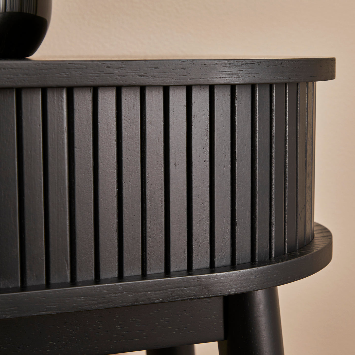 Curve Console Table Black (100cm)