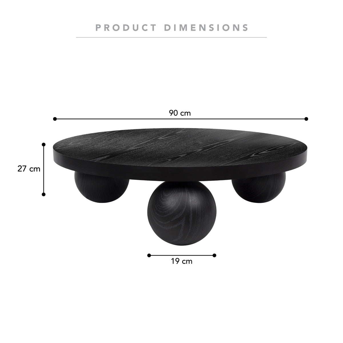 Baxter Coffee Table Black