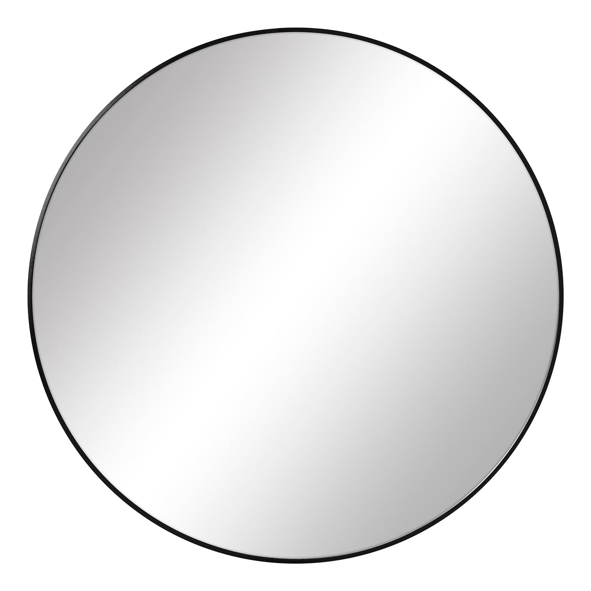 Buy Black Linda 90cm Round Wall Mirror Black | Cooper & Co